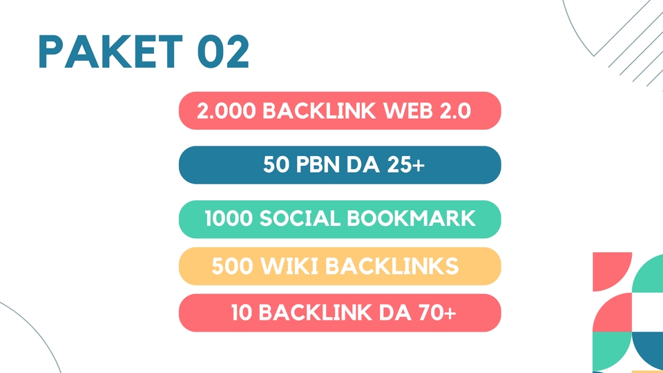 Backlink All In One Package for Google Rangking