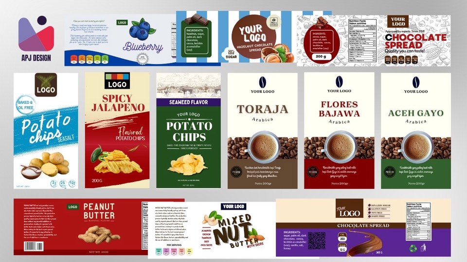 Jasa Desain Label & Kemasan Untuk Seluruh Produk Makanan & Minuman ...