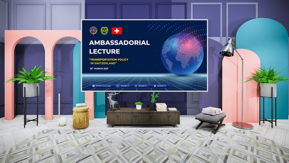 3D Virtual Background (Virtual Event)