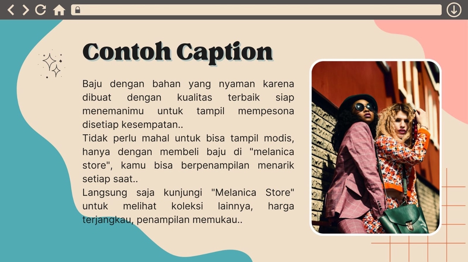 Membuat Caption Sosial Media