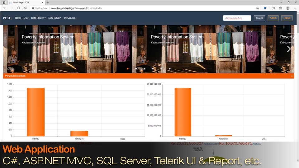 Software Development with C# or VB.NET, ASP.NET MVC, SQL, Telerik UI & Report, etc.