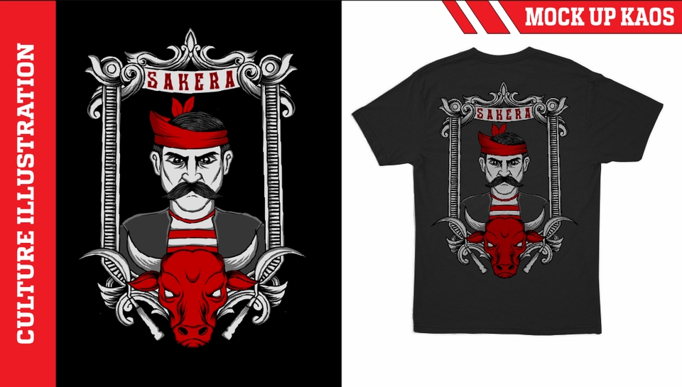 DESIGN ILLUSTRATION KAOS CUSTOM!!!