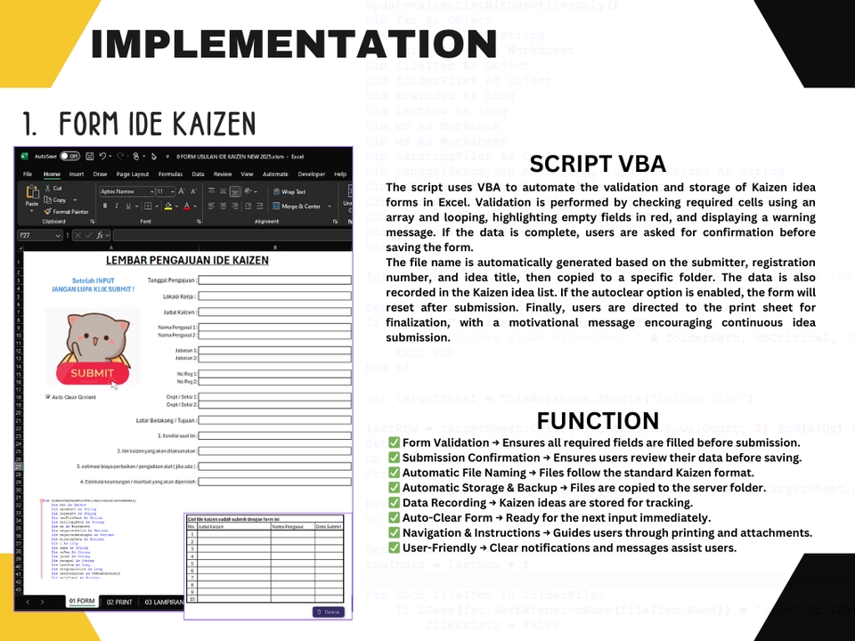 Program Excel dengan Visual Basic dan Macro