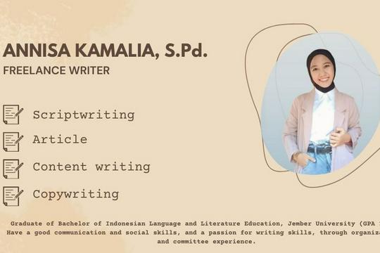 Creative Writing | Script Writing | Content Writing | Copywriting