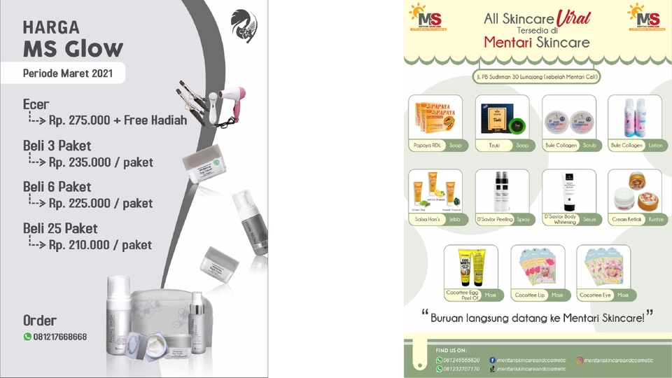 DESAIN BROSUR ATAU FLYER SIAP CETAK