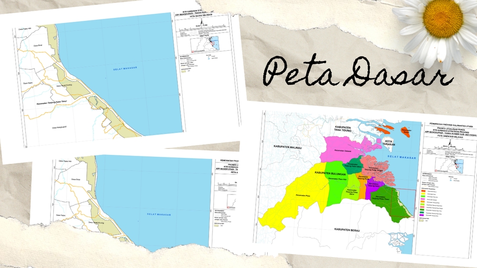 Pembuatan Peta Dasar dan Peta Tematik