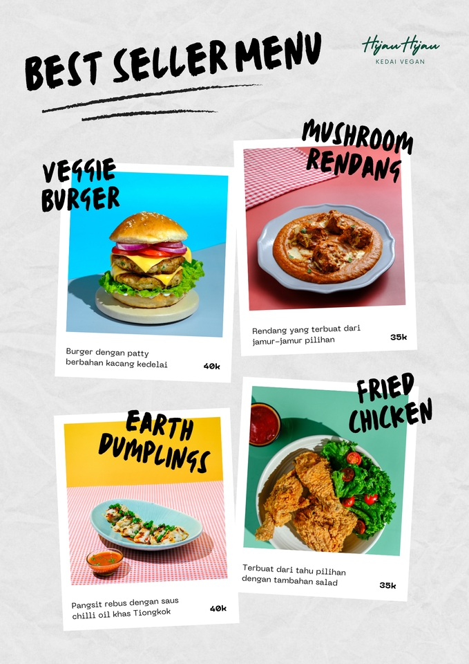 Membantu anda untuk mendesain Brosur, poster, menu makanan, design ...