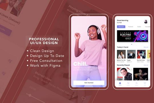 Desain Tampilan Aplikasi Mobile IOS & Android