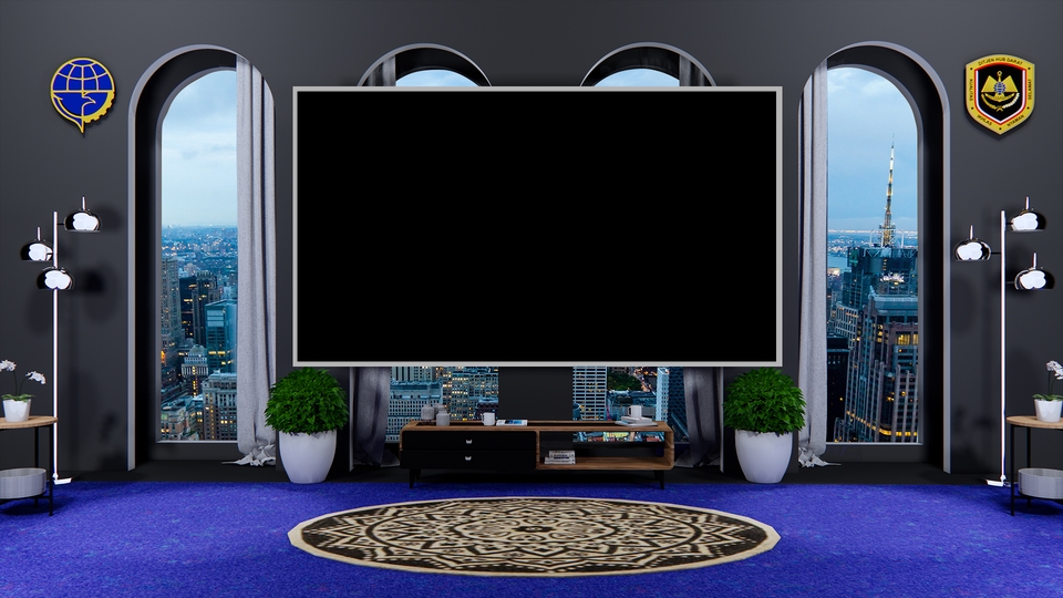 3D Virtual Background (Virtual Event)