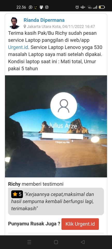 Tekhnisi Komputer Panggilan ( Ryan Computer )