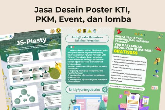 Jasa Desain Poster Karya Tulis Ilmiah, Event, Lomba, dan lainnya