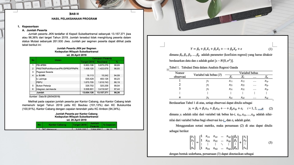 Pengetikan, Editing dan Formatting Dokumen dengan MS Word