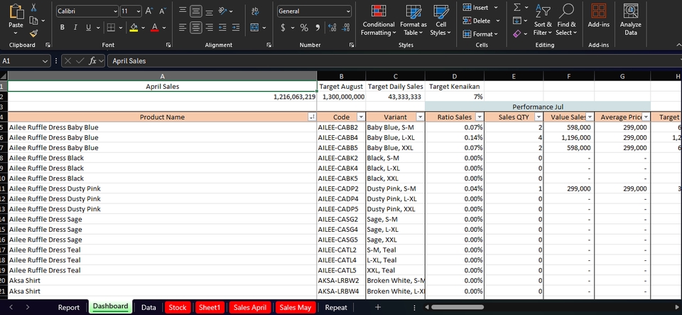 Data Entry Excel dan Google Spreadsheet