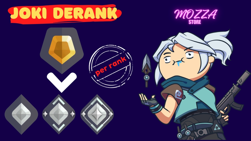 DERANK SERVICE VALORANT | JOKI VALORANT TURUNIN RANK (DERANK) [100% AMAN]