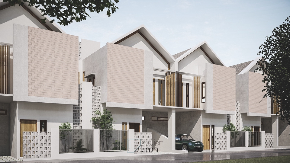 Desain Arsitektur (3D Rendering, Gambar Teknis)