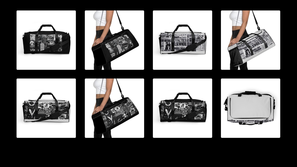Desain Tote Bag, Duffle Bag, Tas Sekolah