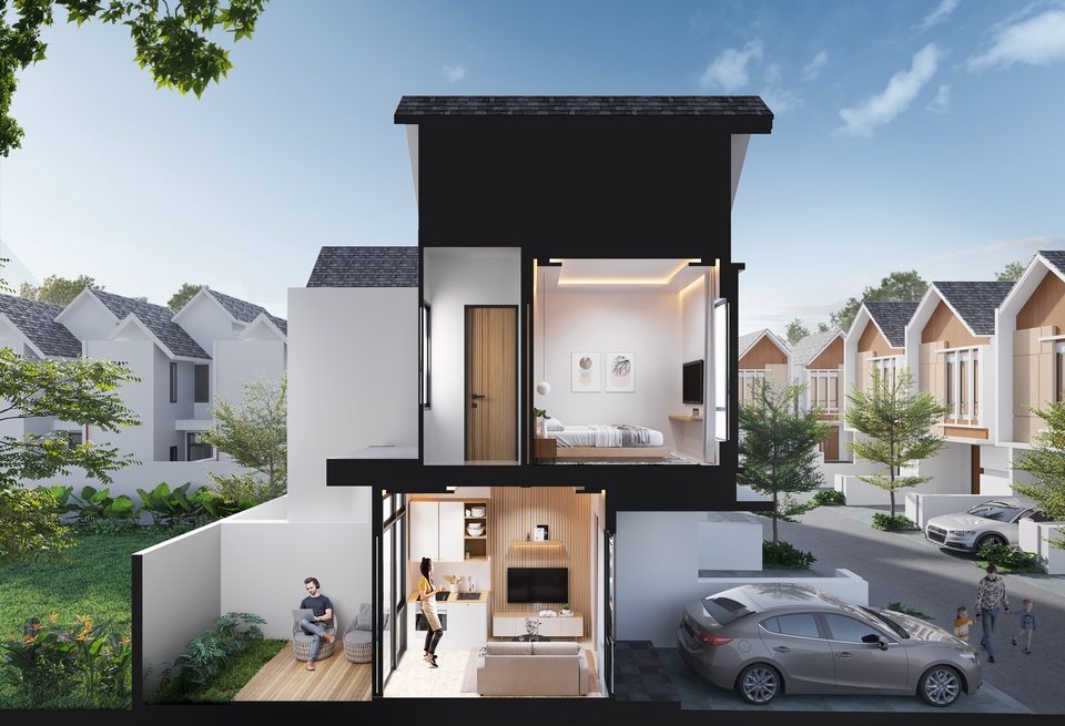 Render Realistis Arsitektur, Murah dan Berkualitas