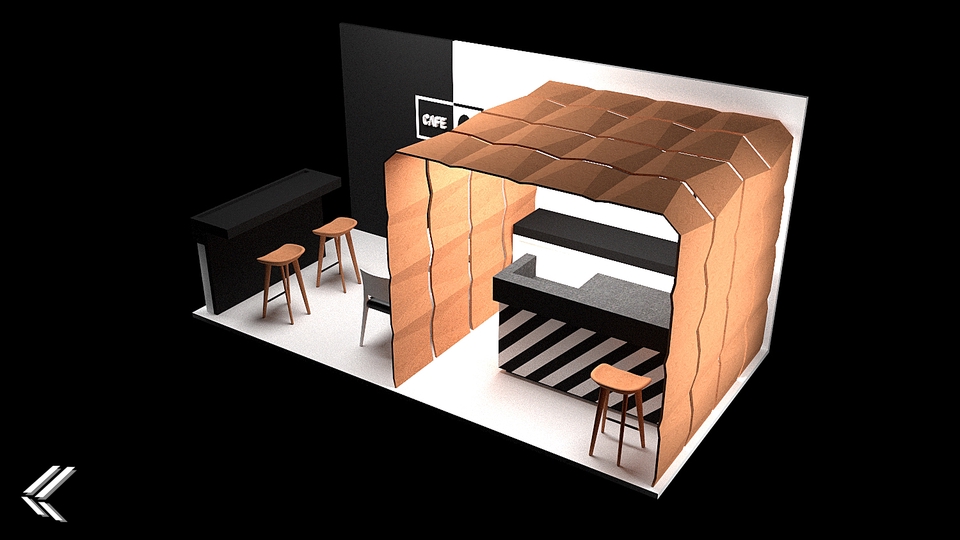 3D Perspective Interior / Exterior / Shop / Kiosk / Exhibition / booth