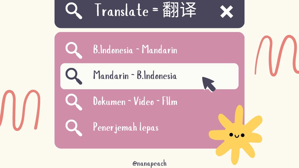 Translate Mandarin-Indo & Indo-Mandari Dokumen Novel Jurnal