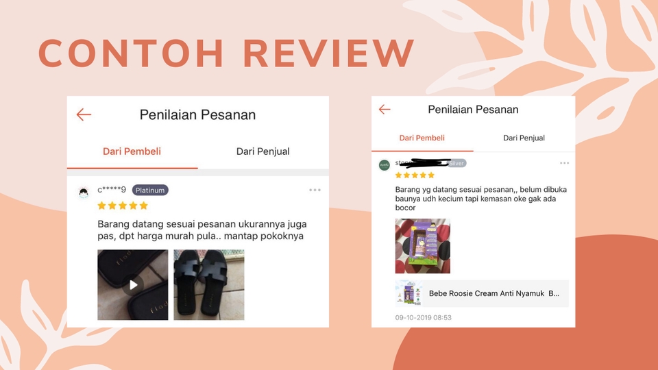 Jasa Review Produk di Marketplace Shopee, Tokopedia, Bukalapak