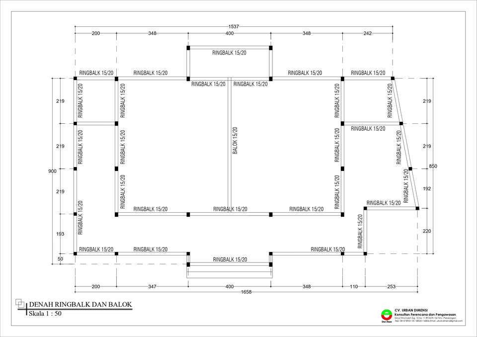 2D AutoCAD Drawing and Estimating Cost