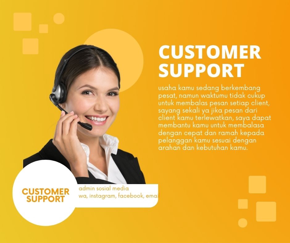 Customer Service Online / Admin Sosial Media