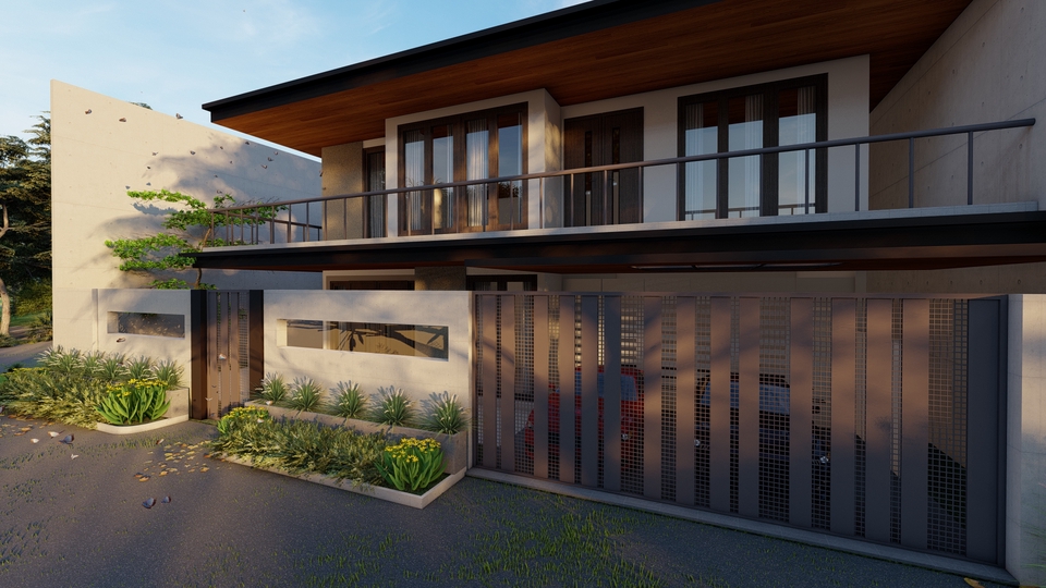 Interior Eksterior Design Plan - Render