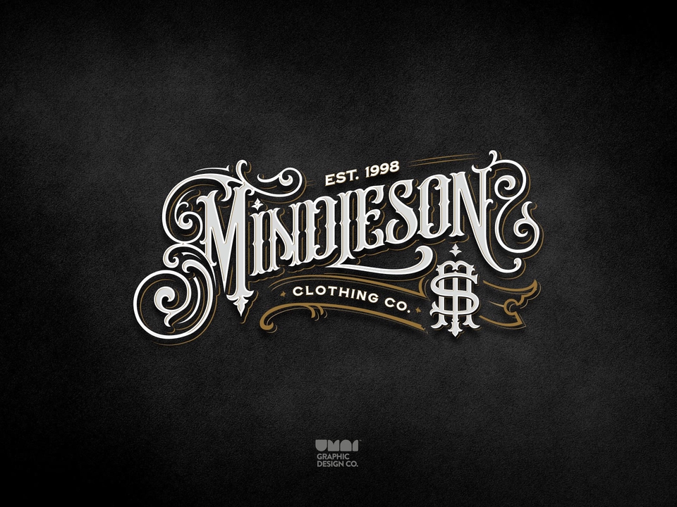 Logo vintage, retro dan lettering dalam 1 hari