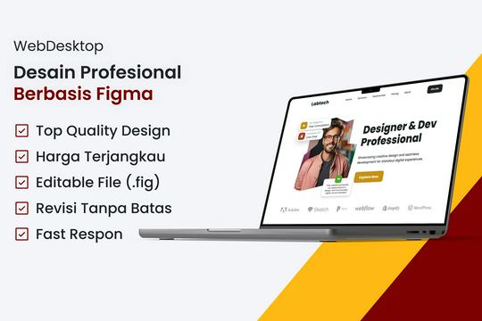 WebDesktop Pro - Desain Profesional Berbasis Figma