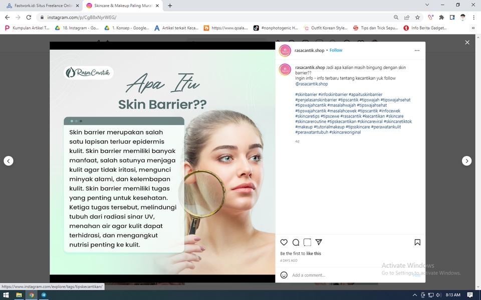 Jasa Tulis Konten Instagram dan Caption