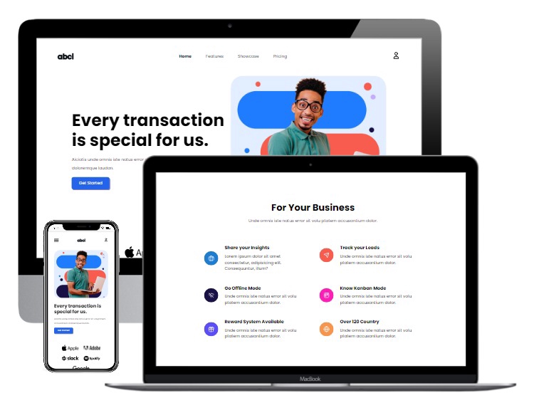 Pembuatan Landing Page : 1 Halaman - Multi Halaman (Tailwind/Bootstrap)