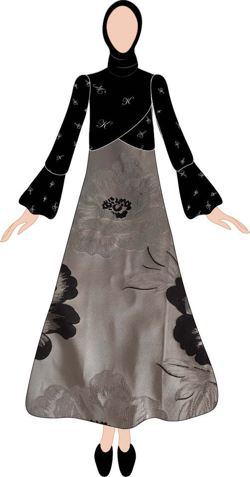 Desain Sketch Baju ready to wear, dress, tugas fashion design