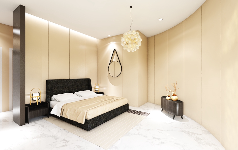 JASA MENDESAIN & MEMVISUALKAN RENDER 3D KAMAR TIDUR