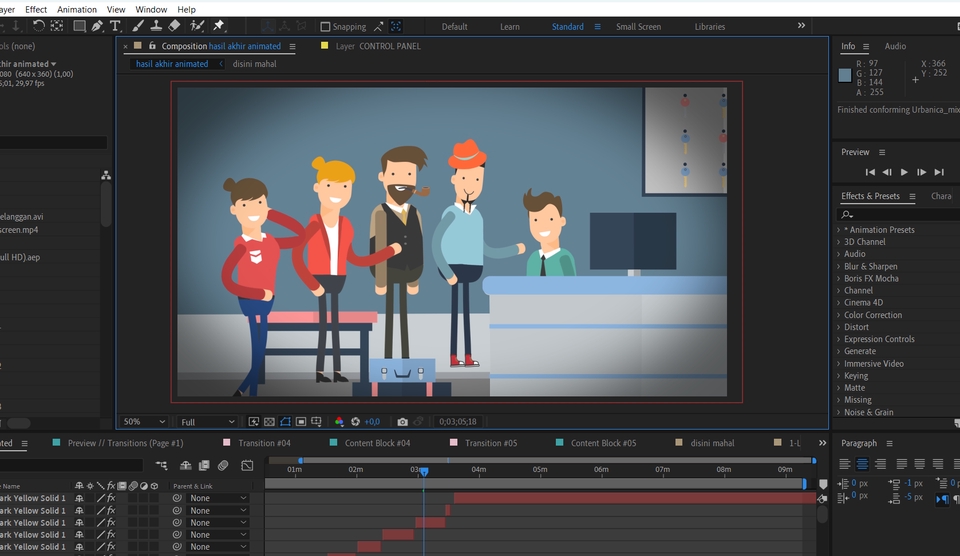Pembuatan Video Explainer Animasi, Infographic, Peta, dll