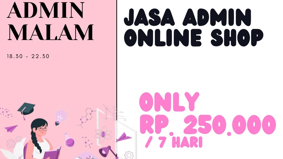 Jasa Admin Online Shop Malam