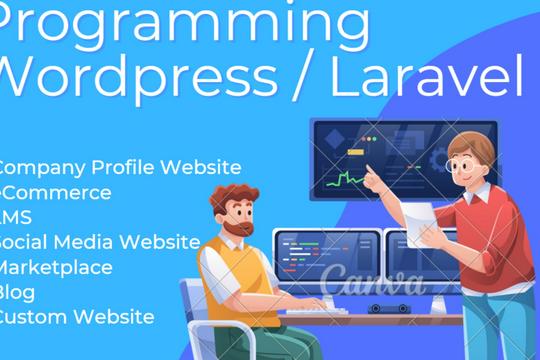 Website Wordpress | E-Commerce | LMS | Custom (Wordpress/Laravel)