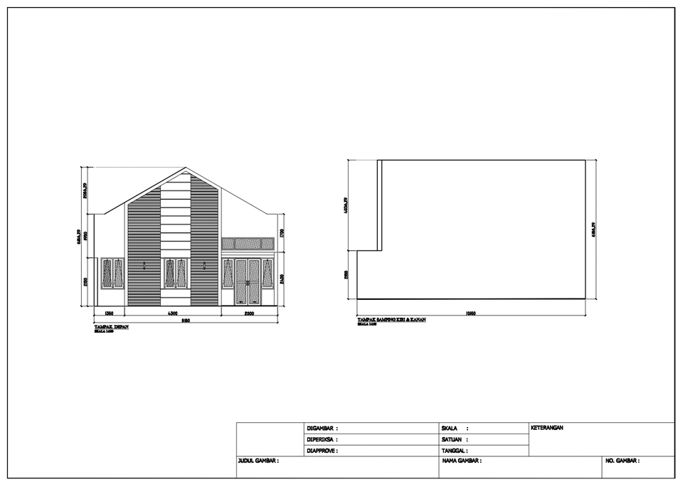 Autocad 2D shop drawing
