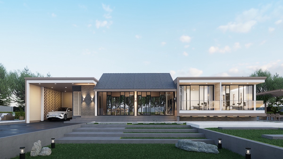 ออกแบบ เขียนแบบโครงสร้าง 3D Modeling Render design