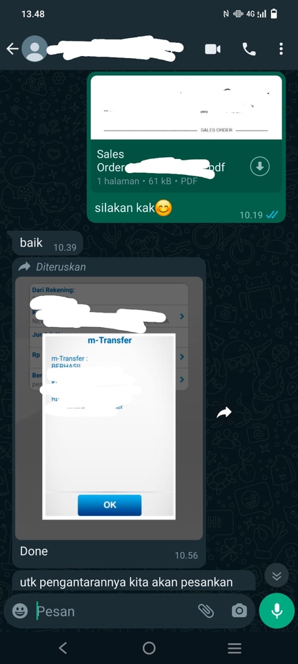Customer Service WA/Website