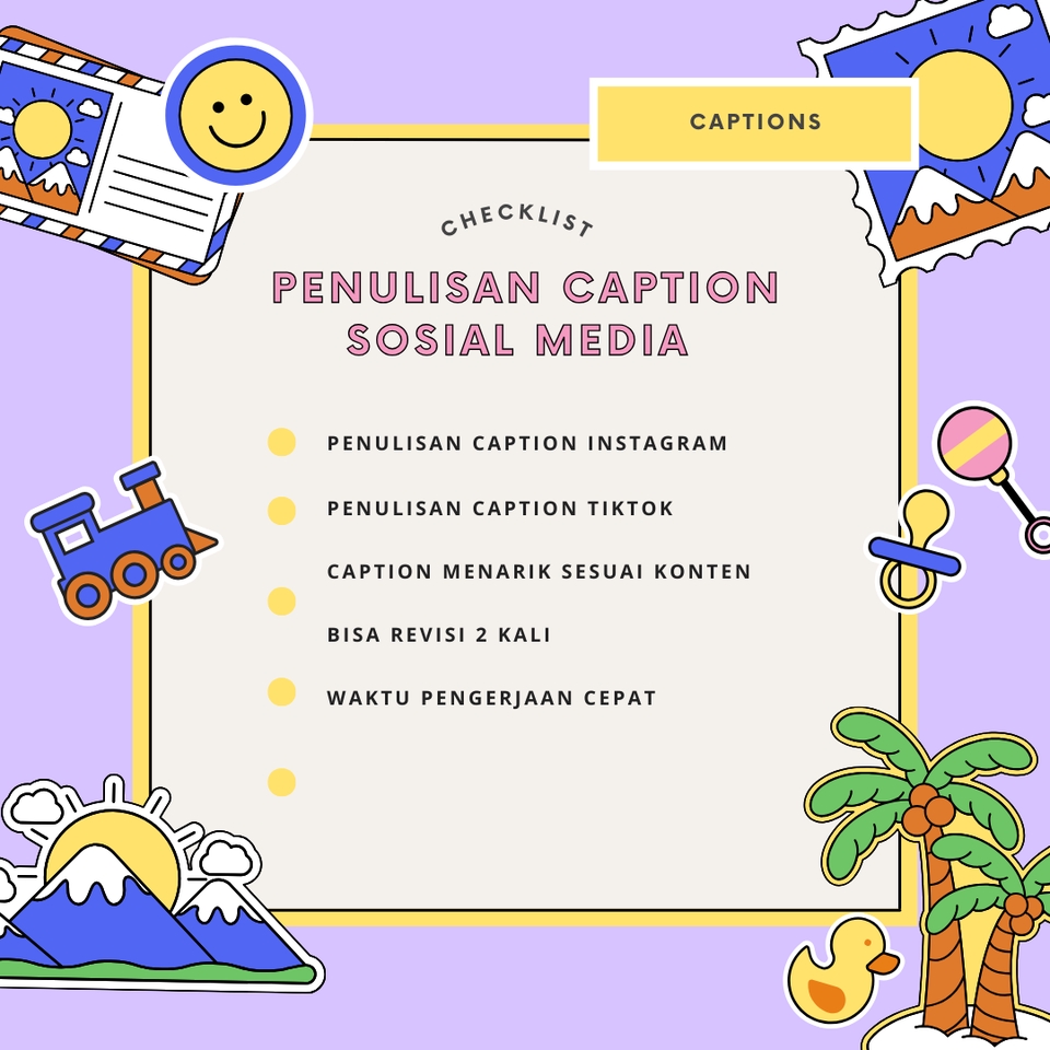 Jasa penulisan caption sosial media