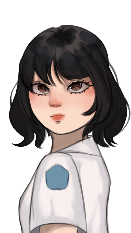 Artwork digital drawing (anime character dan kartun