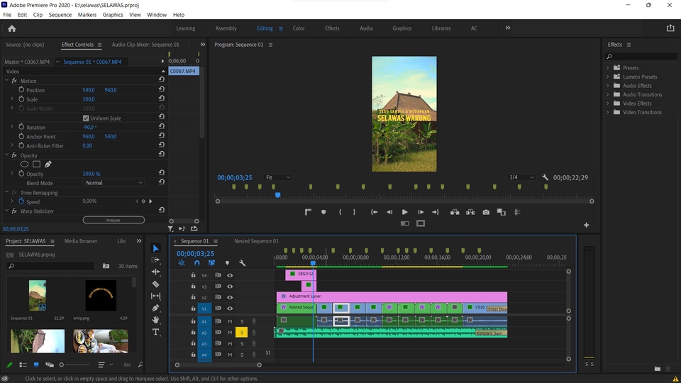Jasa Video Editing Potrait untuk Tiktok, Reels maupun Short