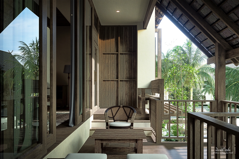 3D Render perspective Exterior, Interior