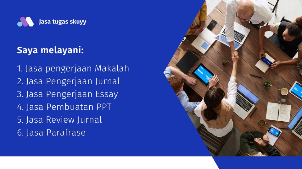Joki Tugas Jurnal, Makalah, Essay dan lainnya.
