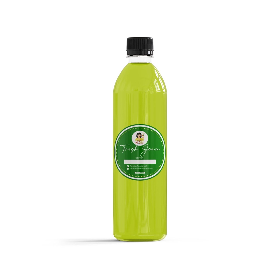 Label Kemasan Simpel dan Menarik