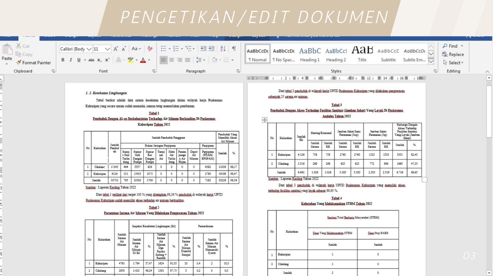 Jasa Pengetikan Ulang Dokumen/Data