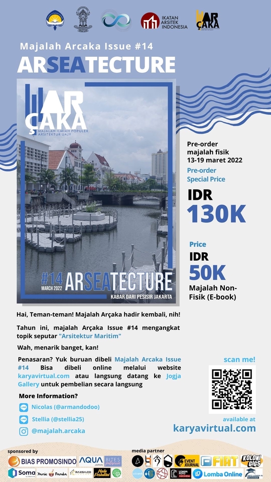 Simple Poster Infografis Desain