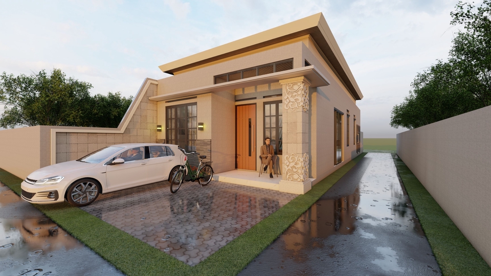 Desain Arsitek Gedung, Rumah, Kafe, Ruko dan bangunan lain