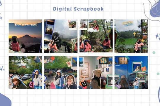 Ubah Foto Jadi Digital Scrapbook