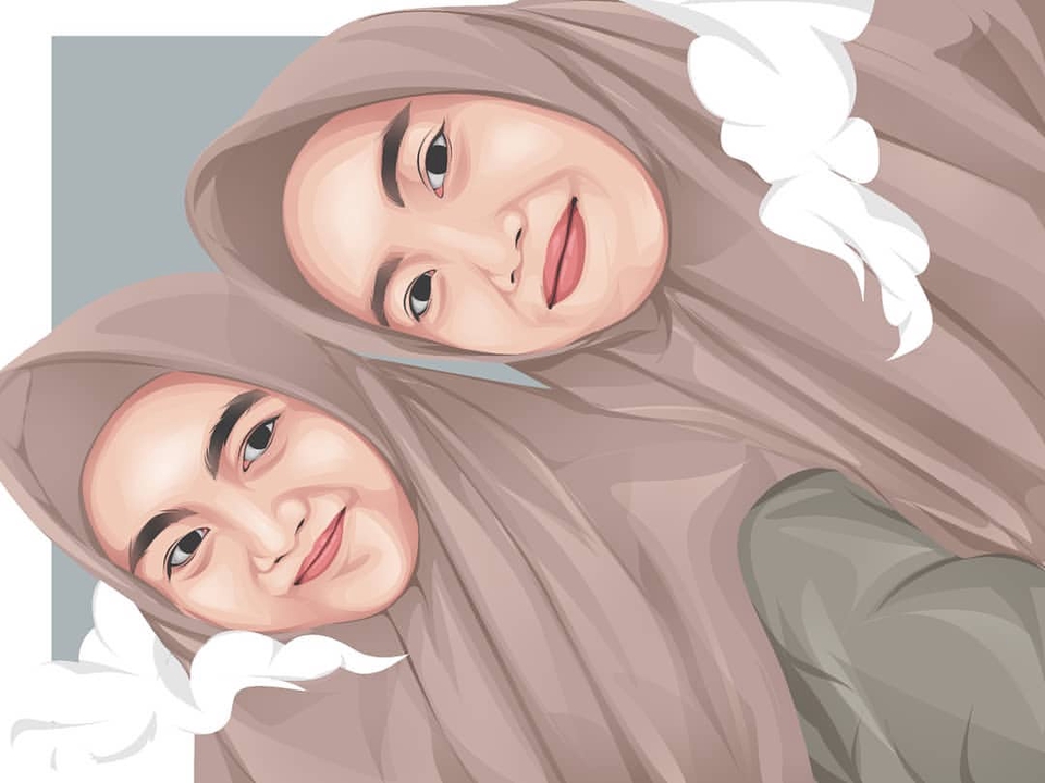 Desain Foto Cartoon Photoshop